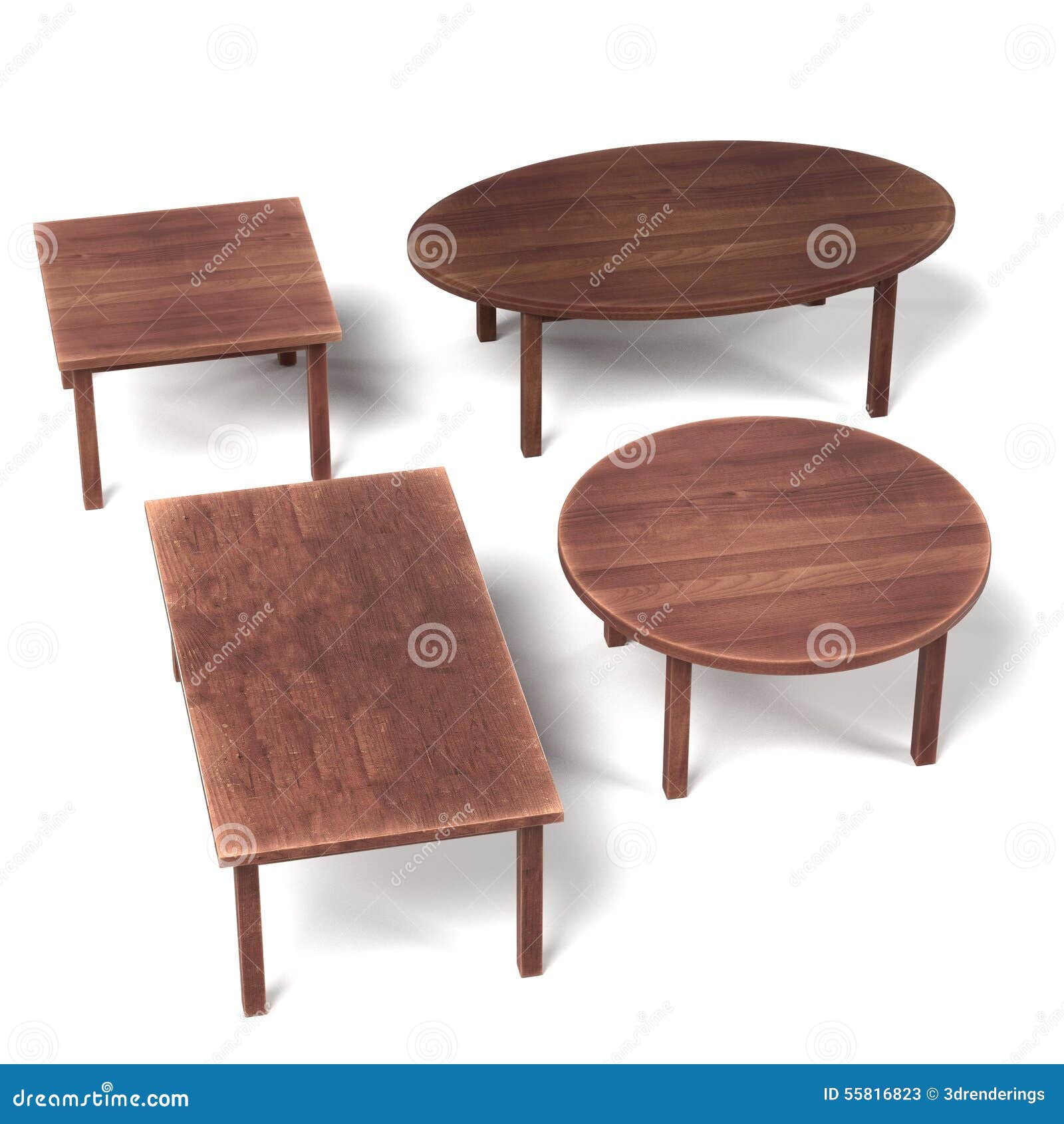 Wooden tables stock illustration. Illustration of graphics - 55816823