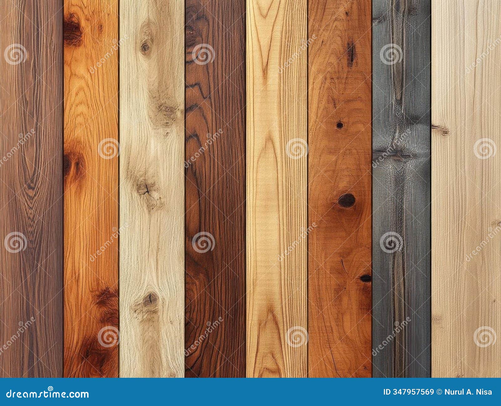 Wooden Texture Background, Different Wood Types and Colors Stock ...