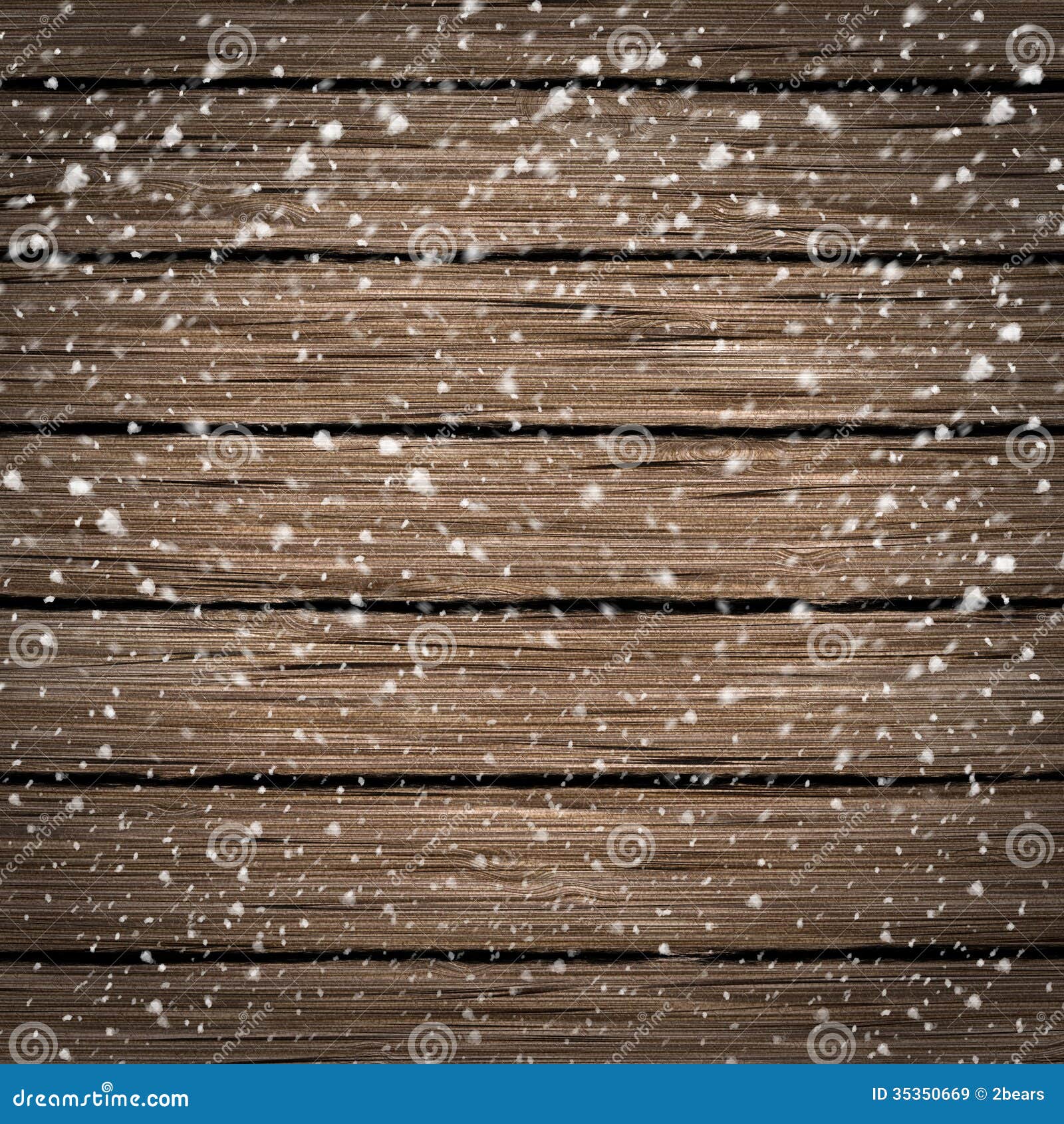 Wooden Texture Background in Snow Stock Image - Image of panel ...