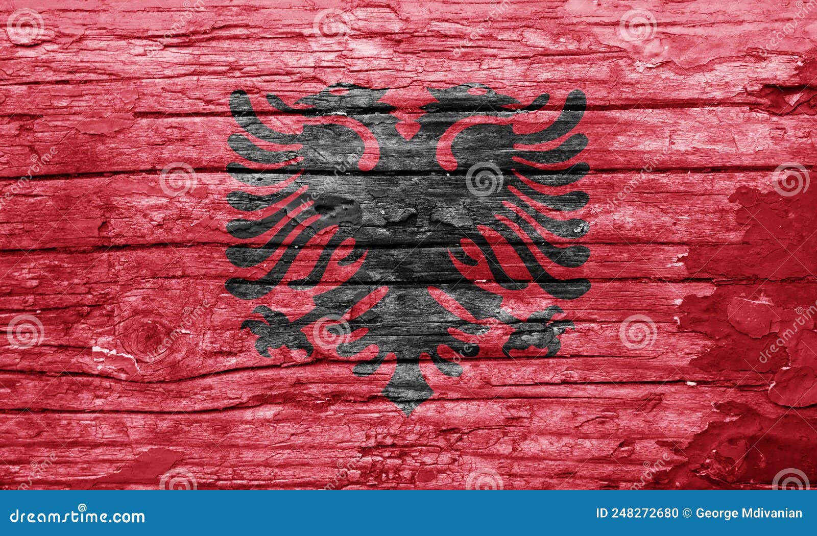 Wooden Texture Painted Flag Stock Photo - Image of effect, color: 248272680