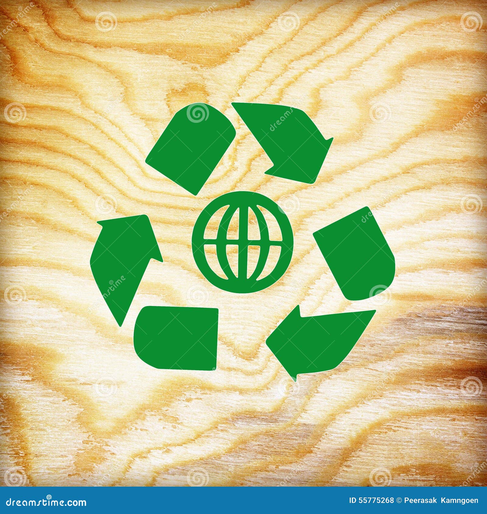 Wooden Texture with Recycle Symbol Stock Photo - Image of ecology, pack ...