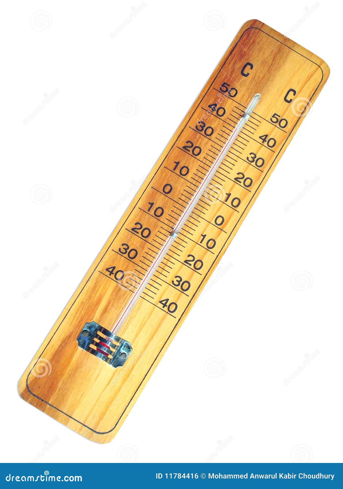 Wooden Thermometer stock photo. Image of weather, danger - 11784416