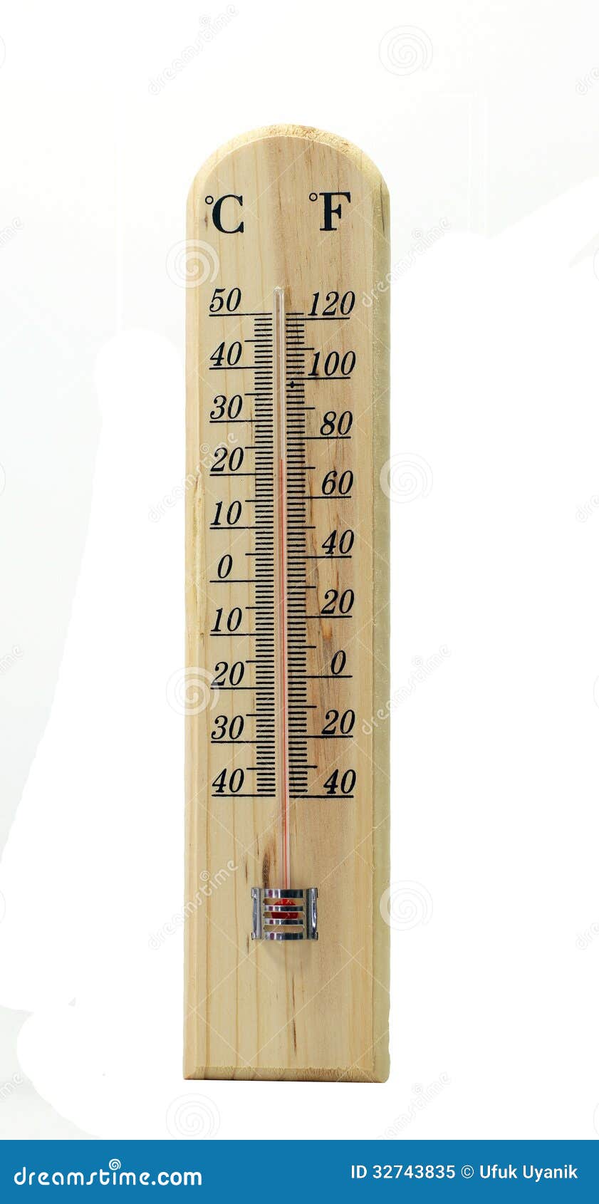 Wooden thermometer stock image. Image of dune, instrument - 32743835