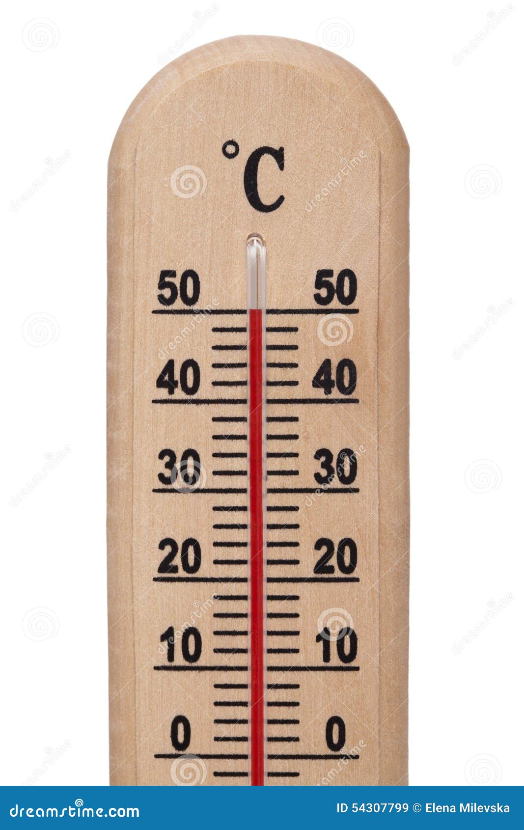 Wooden thermometer stock image. Image of equipment, wood - 54307799