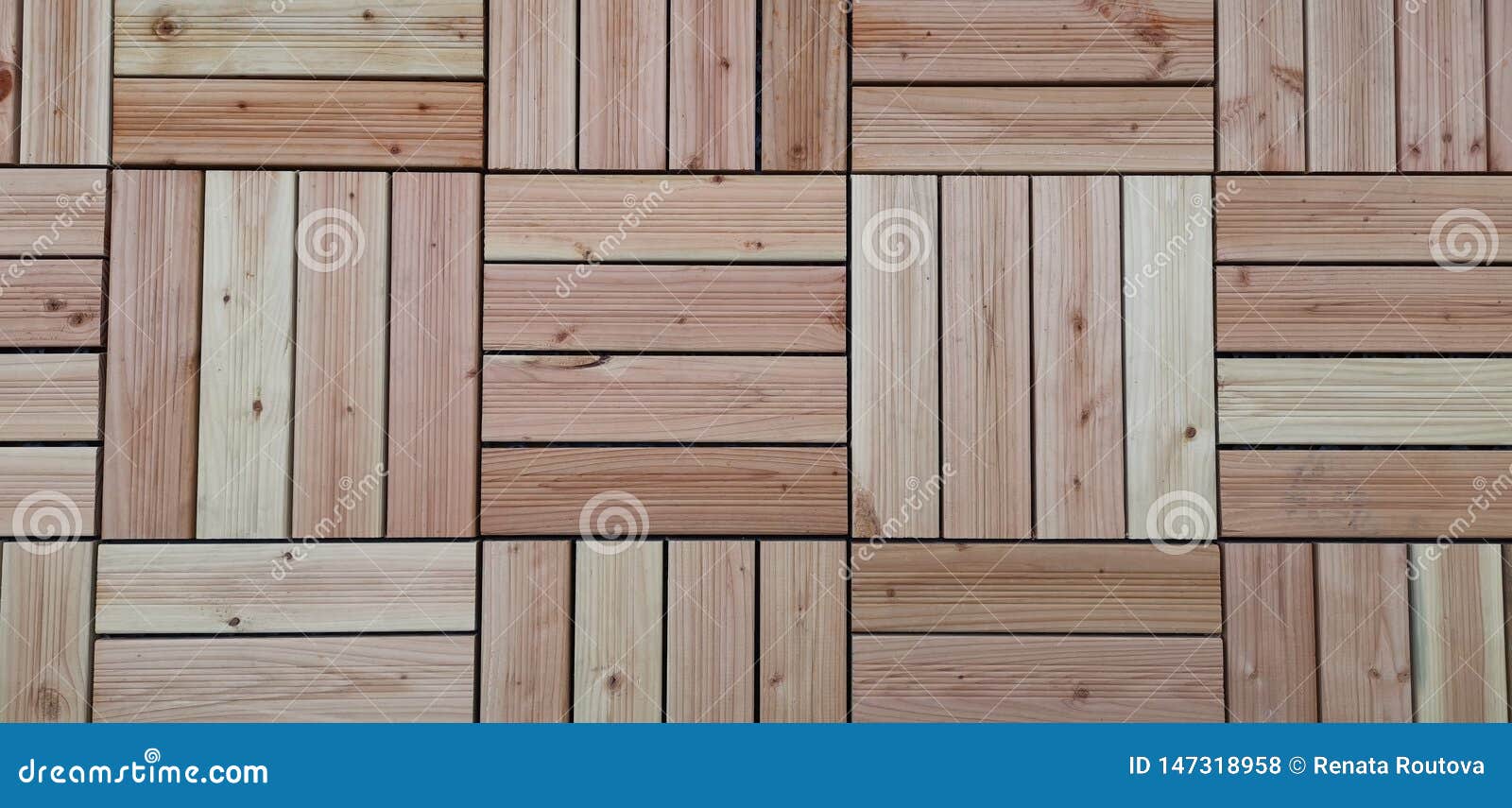 Wooden Tiles on Terrace. Background Pattern. Stock Photo - Image of ...