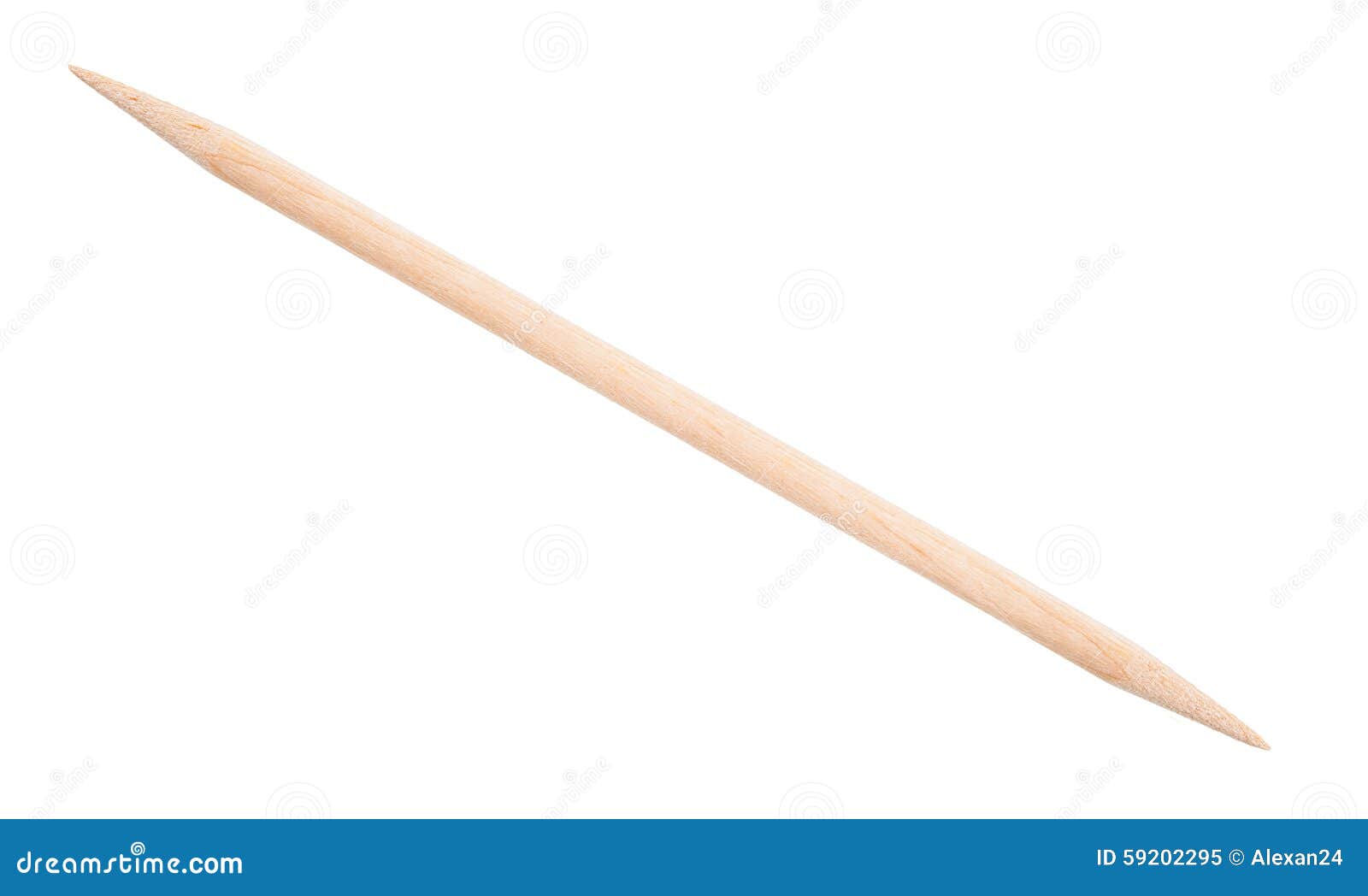 Wooden Toothpick In Plastic Transparent Box With Clear Background ...