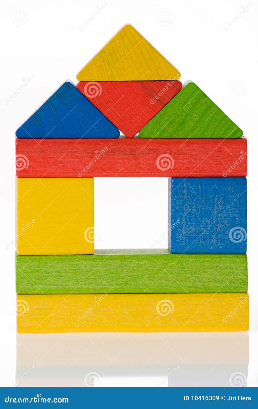 Wooden toy blocks stock image. Image of isolated, colorful - 10416309