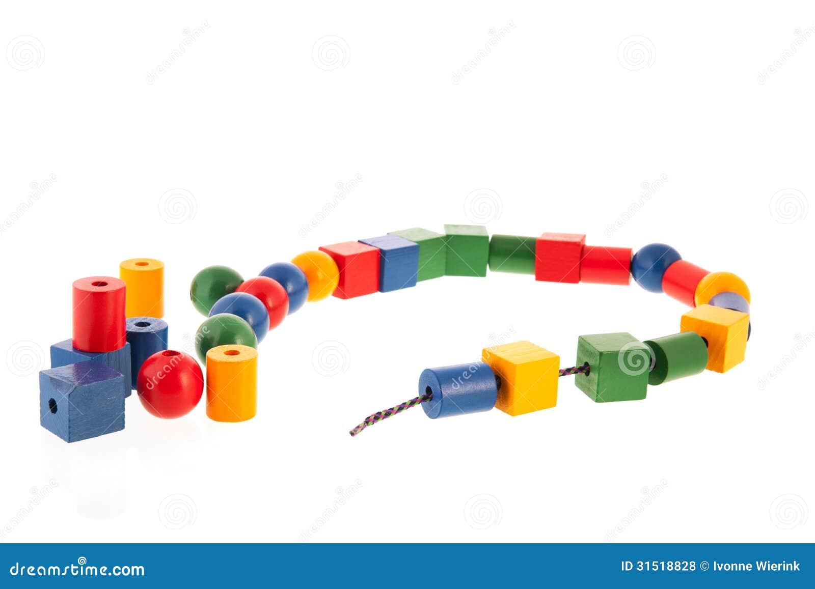 Wooden toy chain stock photo. Image of beads, wooden - 31518828