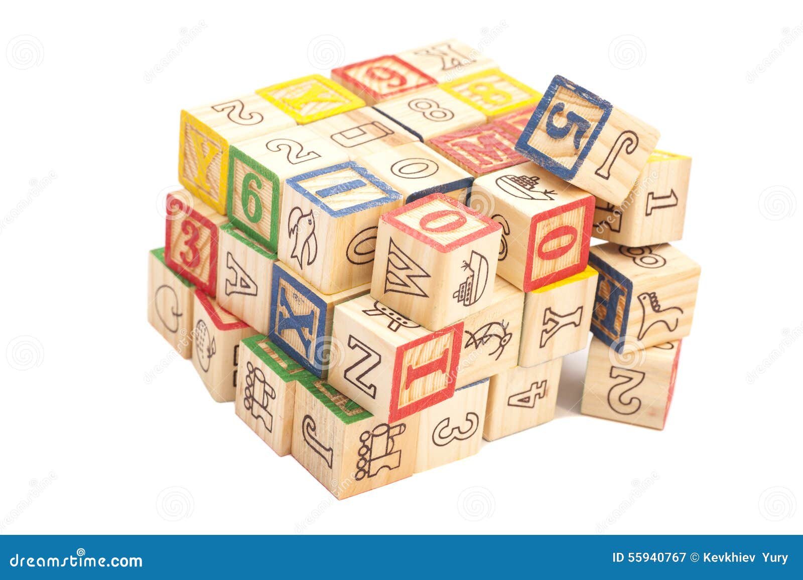 Wooden Toy Cubes with Letters. Stock Image - Image of knowledge ...