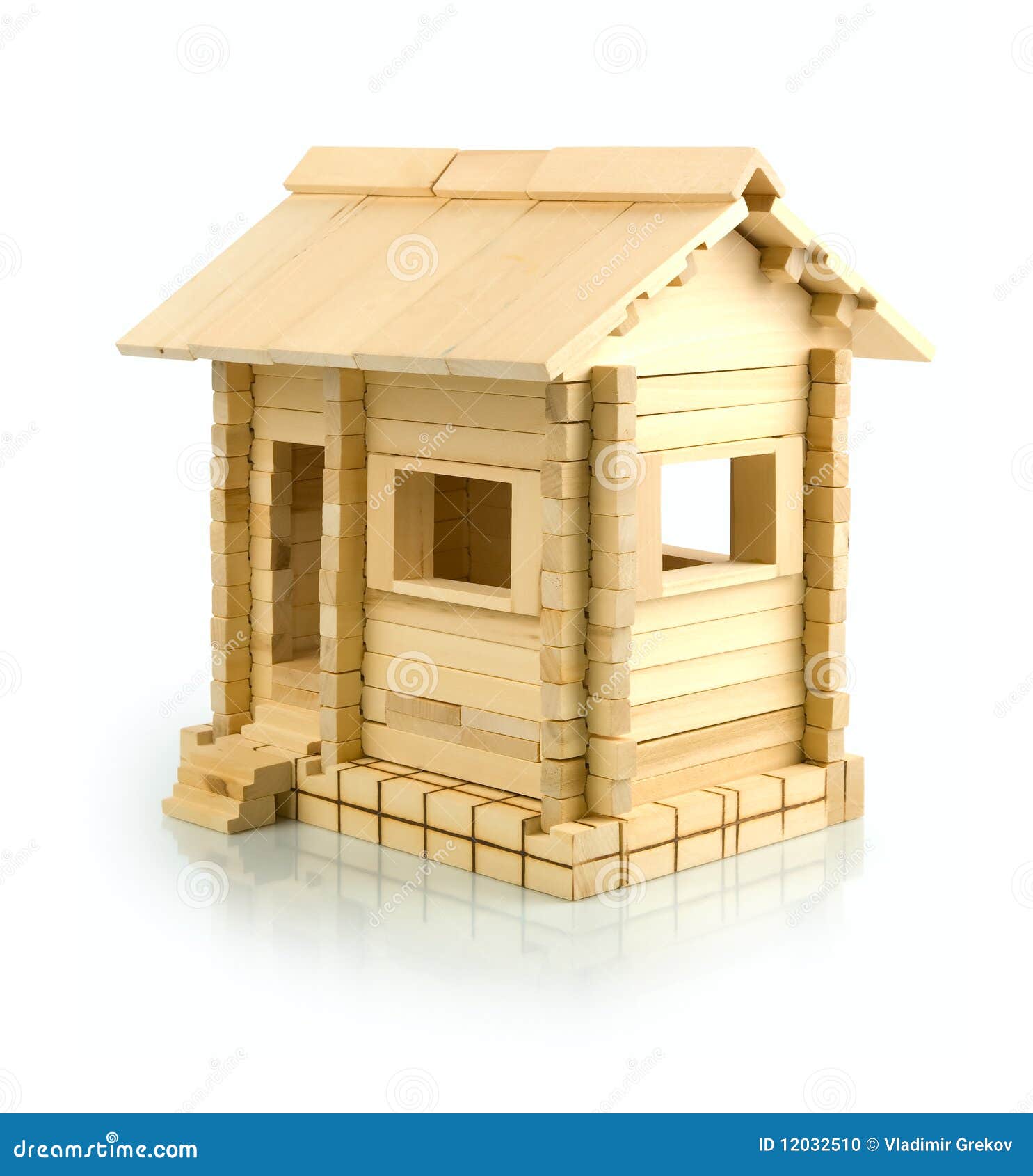 Wooden toy house stock photo. Image of building, indoors - 12032510