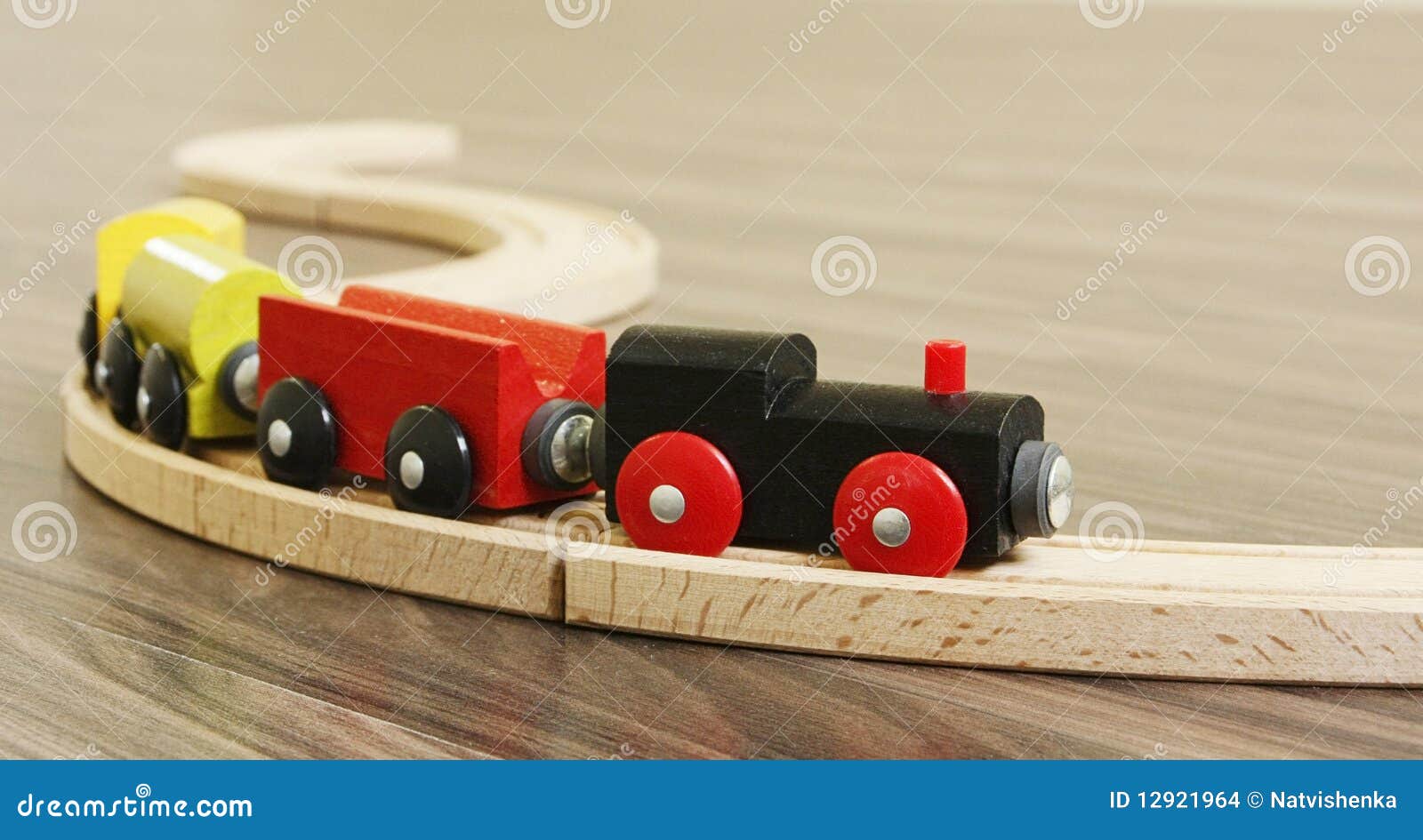 Wooden Toy Train stock photo. Image of child, preschool - 12921964