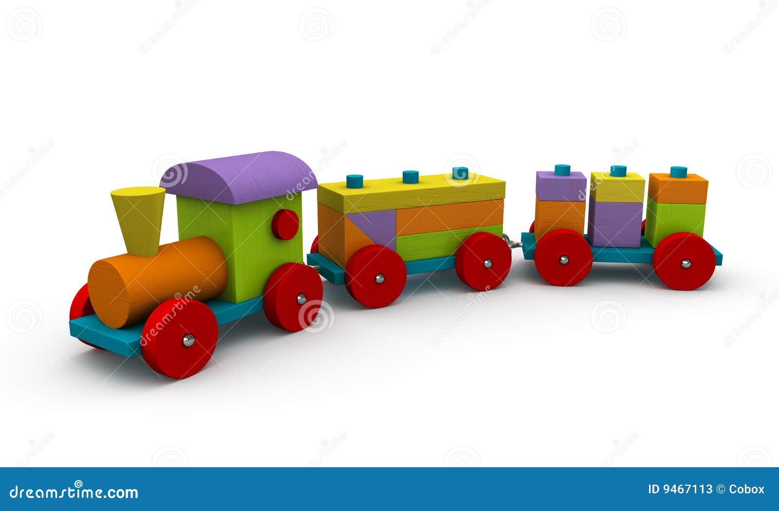 Wooden Toy Train Icon Cartoon Vector | CartoonDealer.com #153028521