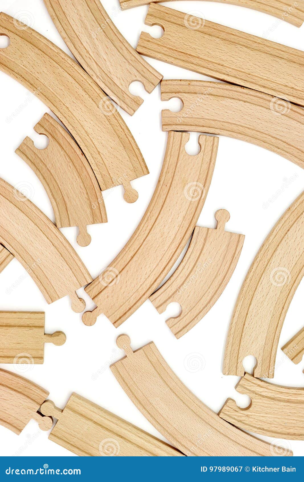 Wooden Train Track stock image. Image of travel, transport - 97989067