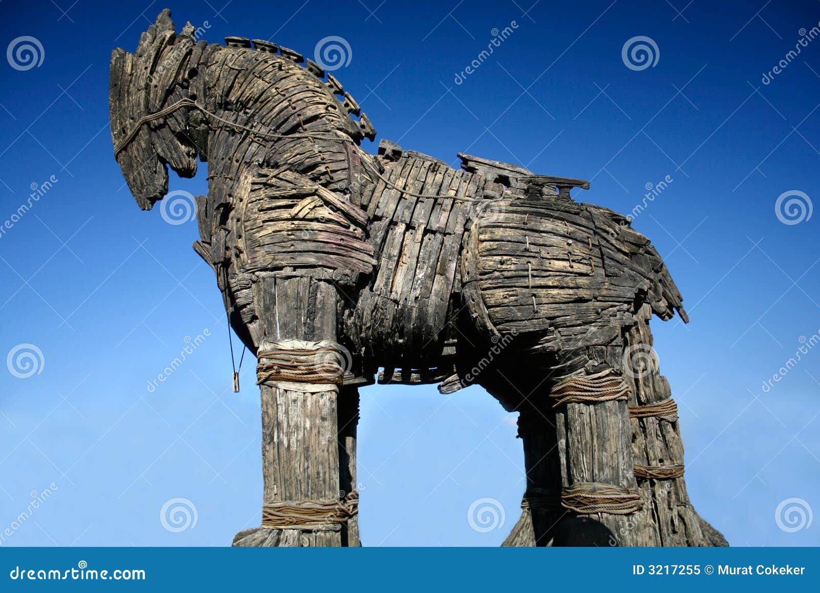 Wooden troya horse stock image. Image of ancient, historical - 3217255