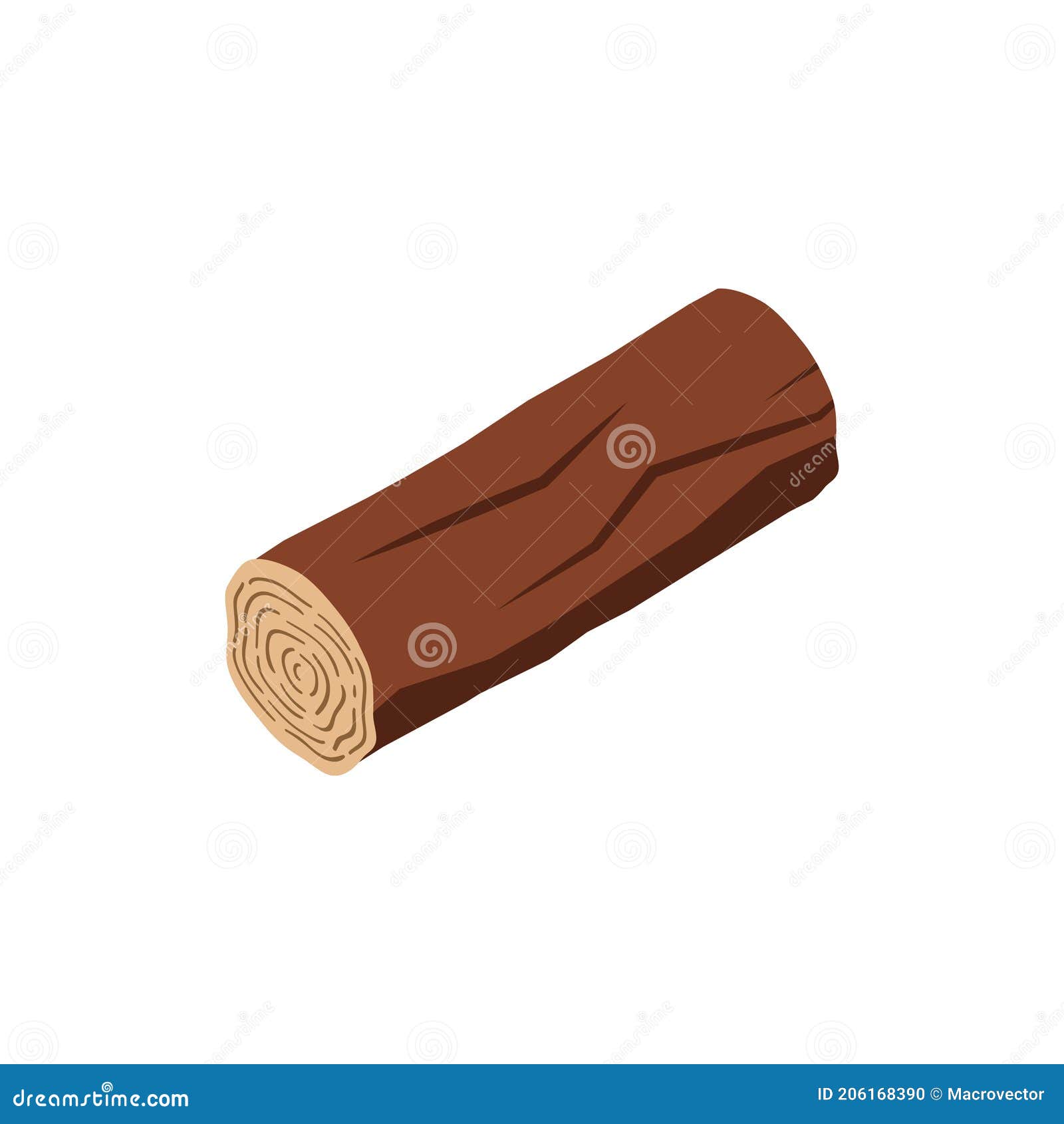 Wooden Trunk Isometric Composition Stock Vector - Illustration of icon ...