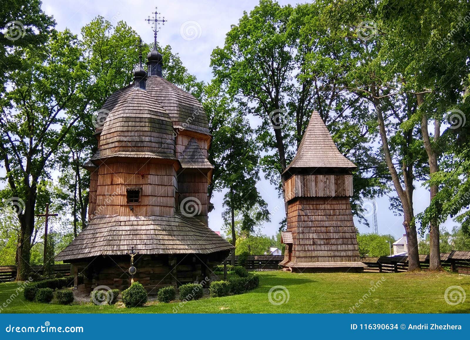 Wooden Ukrainian Greek Catholic Church of Holy Mother of God Editorial ... Wooden Ukrainian Greek Catholic Church of Holy Mother of God Editorial ...