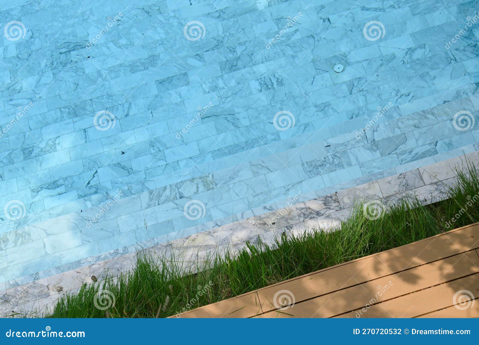 Wooden Veranda and Swimming Pool Stock Photo - Image of background ...