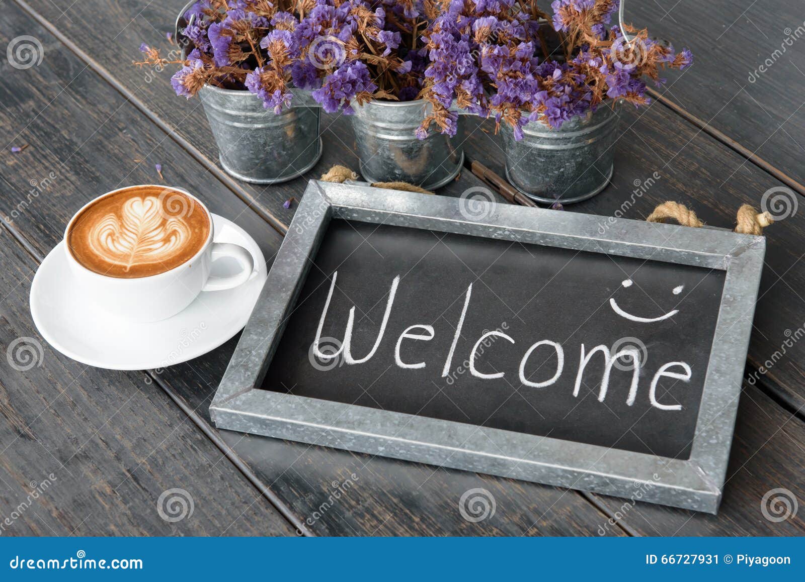 Wooden Vintage Frame WELCOME Stock Image - Image of paper, design: 66727931