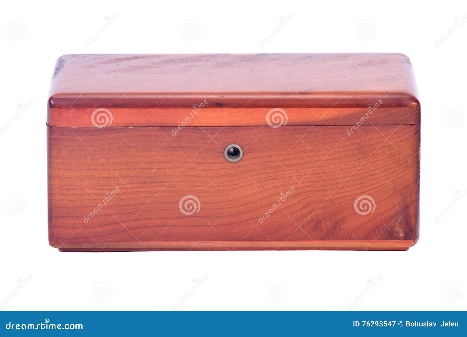 Wooden Vintage Treasure Box Stock Image - Image of white, object: 76293547