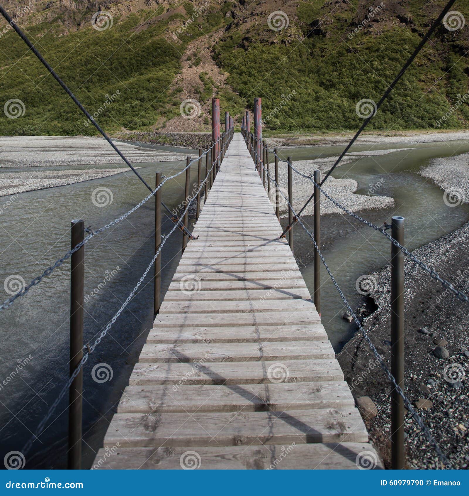 Wooden walkway bridge stock photo. Image of pathway, plank - 60979790