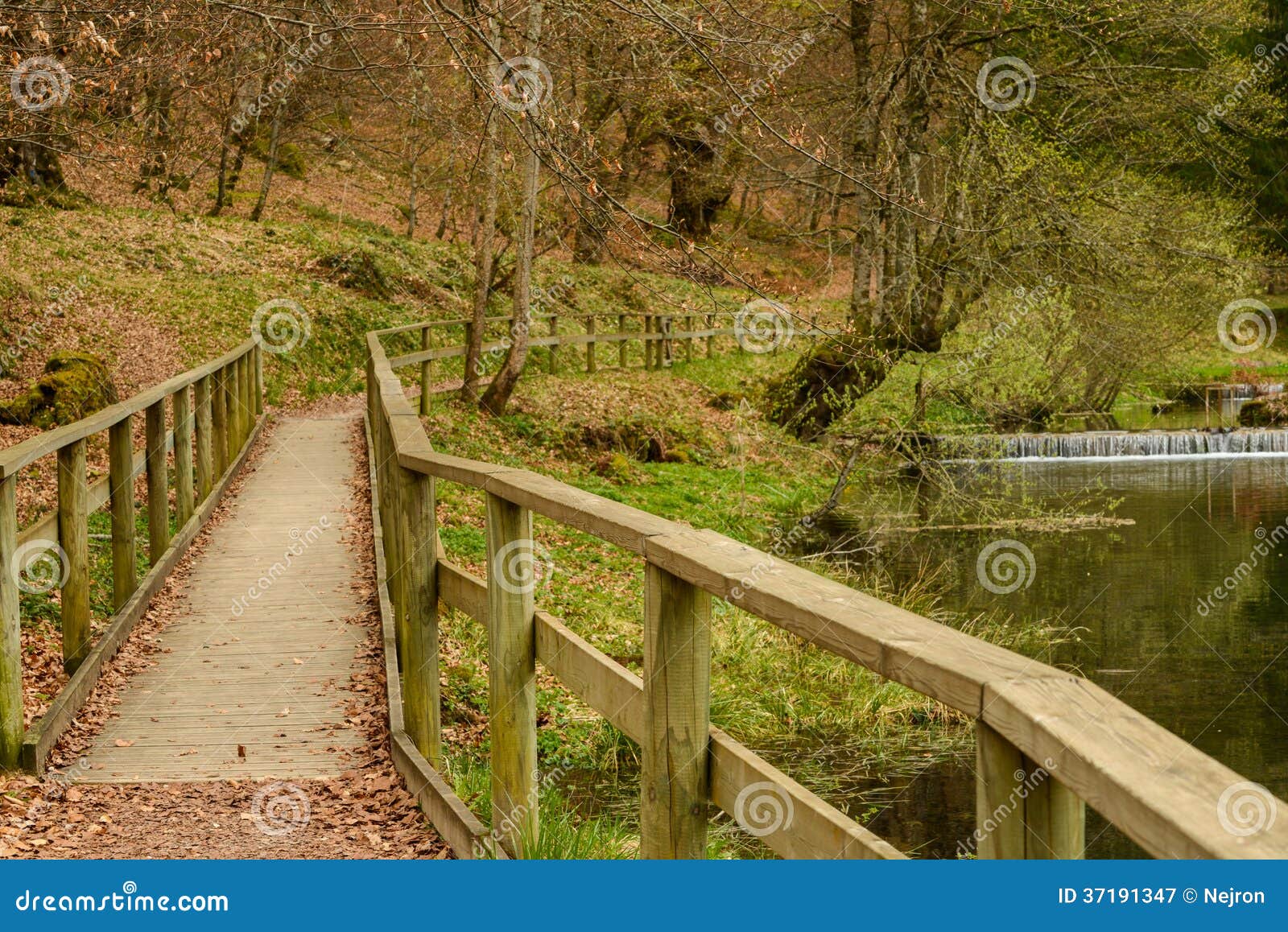 Outdoor Walkway Gold Wooden Rails Stock Photos - Free & Royalty-Free ...