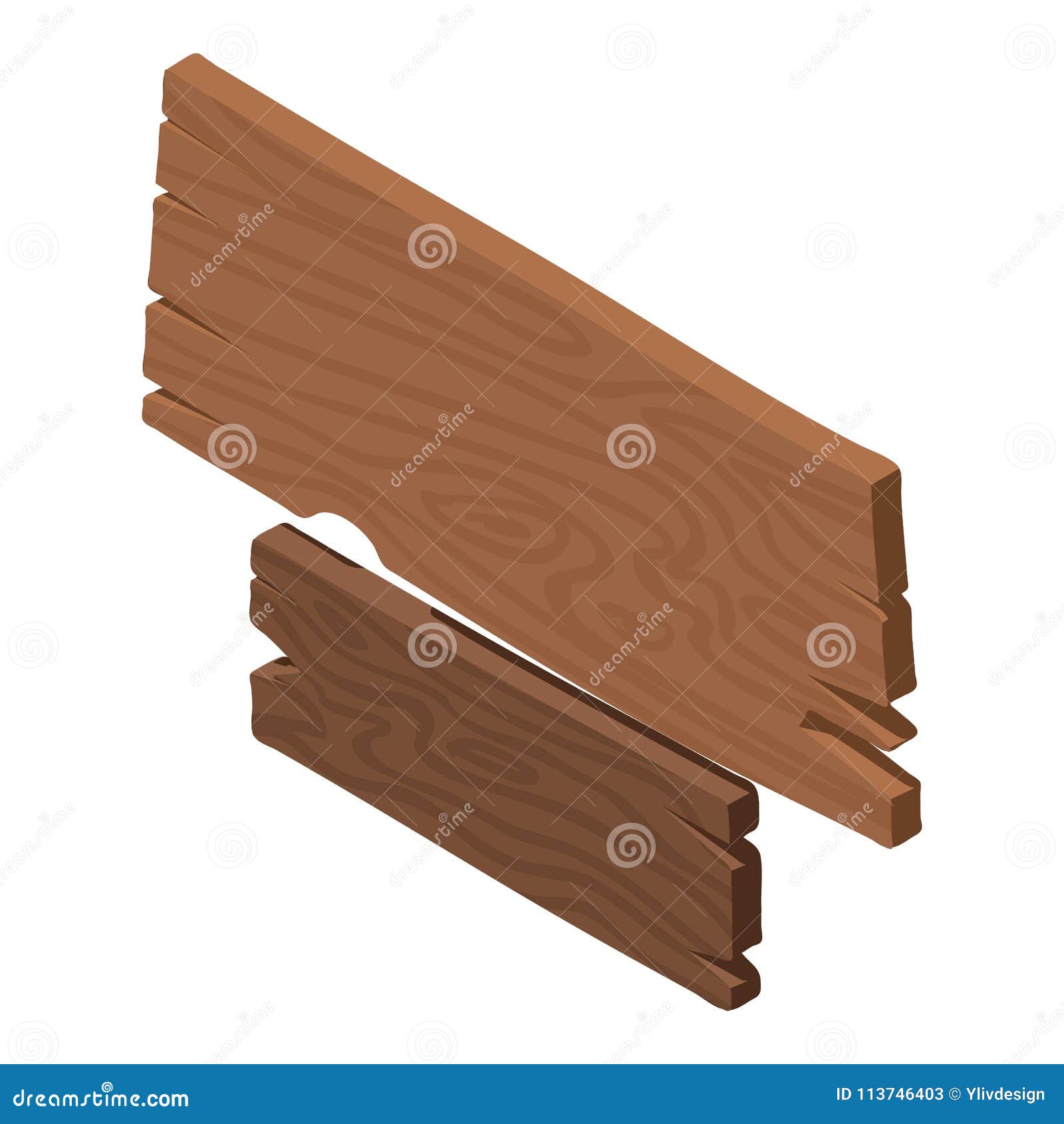 Wooden Wall Icon, Isometric Style Stock Vector - Illustration of ...