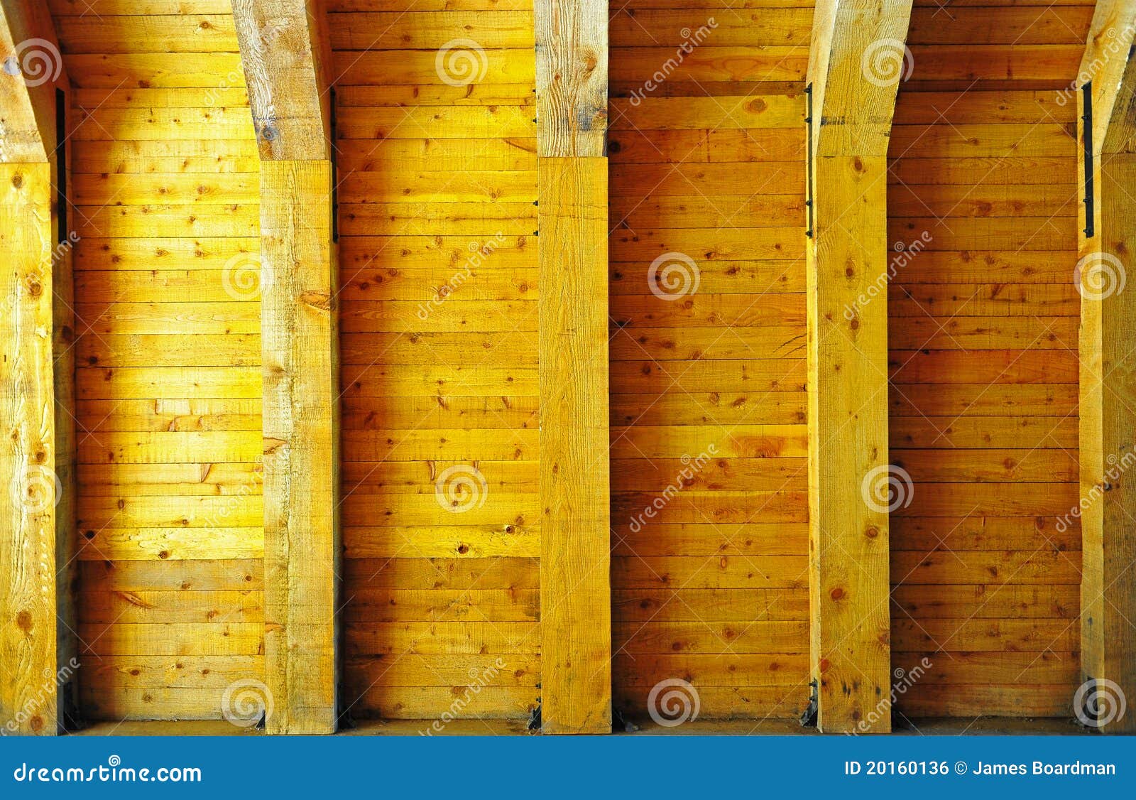 Wooden wall and supports stock photo. Image of mountain - 20160136