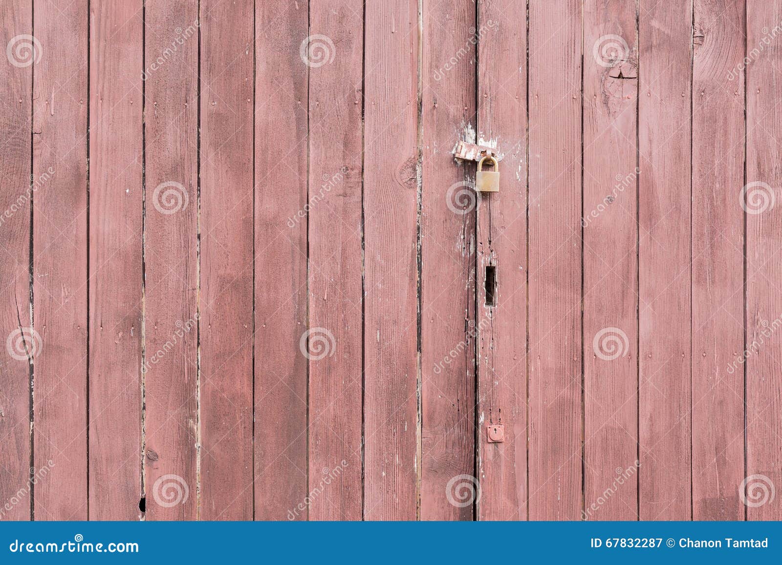 Wooden Wall Texture with Locked Key. Stock Image - Image of floor ...