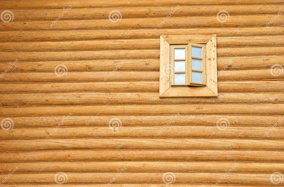 Wooden wall with window stock photo. Image of barn, rustic - 12048710