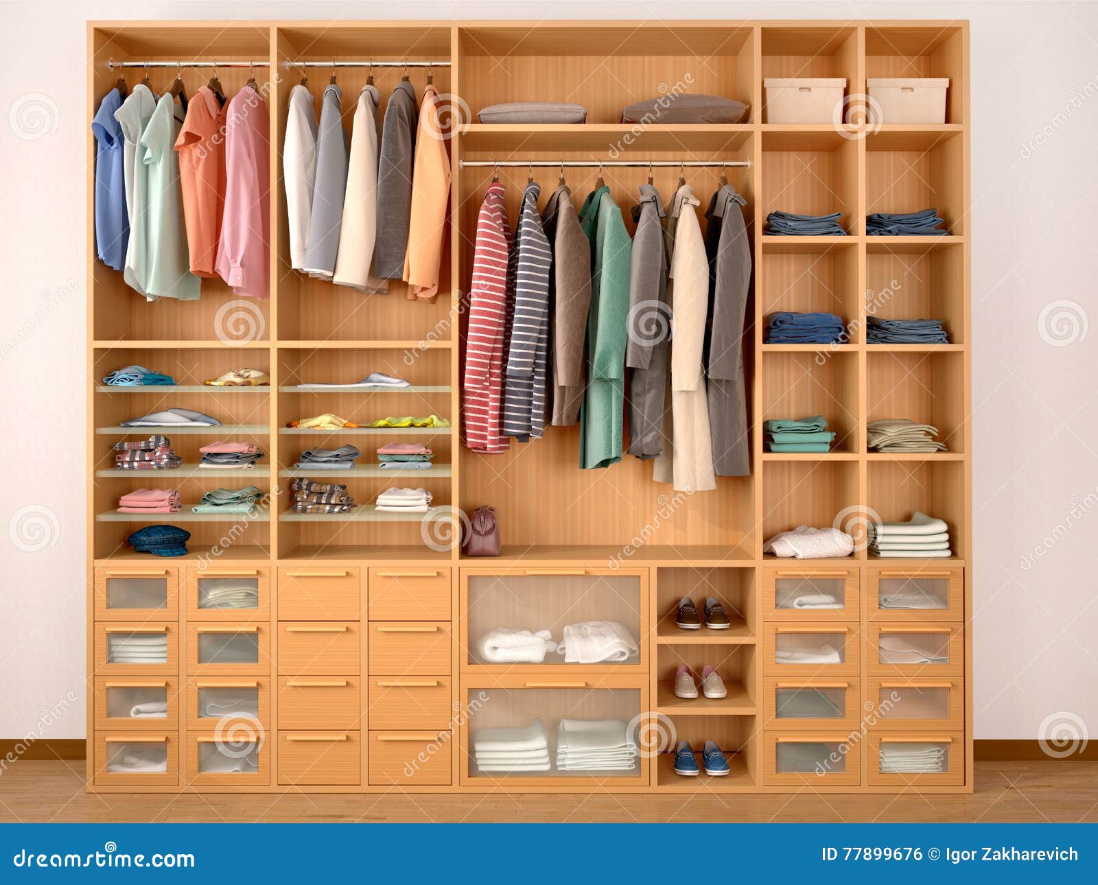 Full Closet Stock Illustration | CartoonDealer.com #27473335