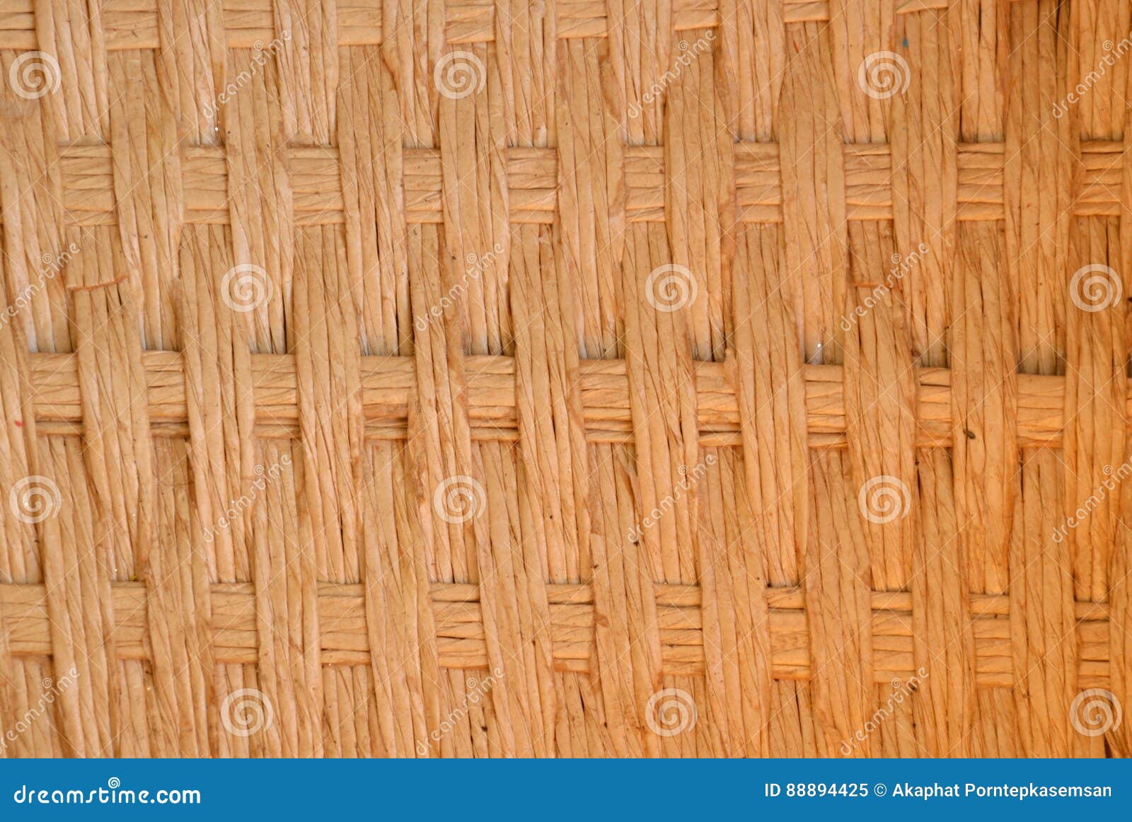 Wooden Weave Basket Texture and Background Stock Image - Image of ...