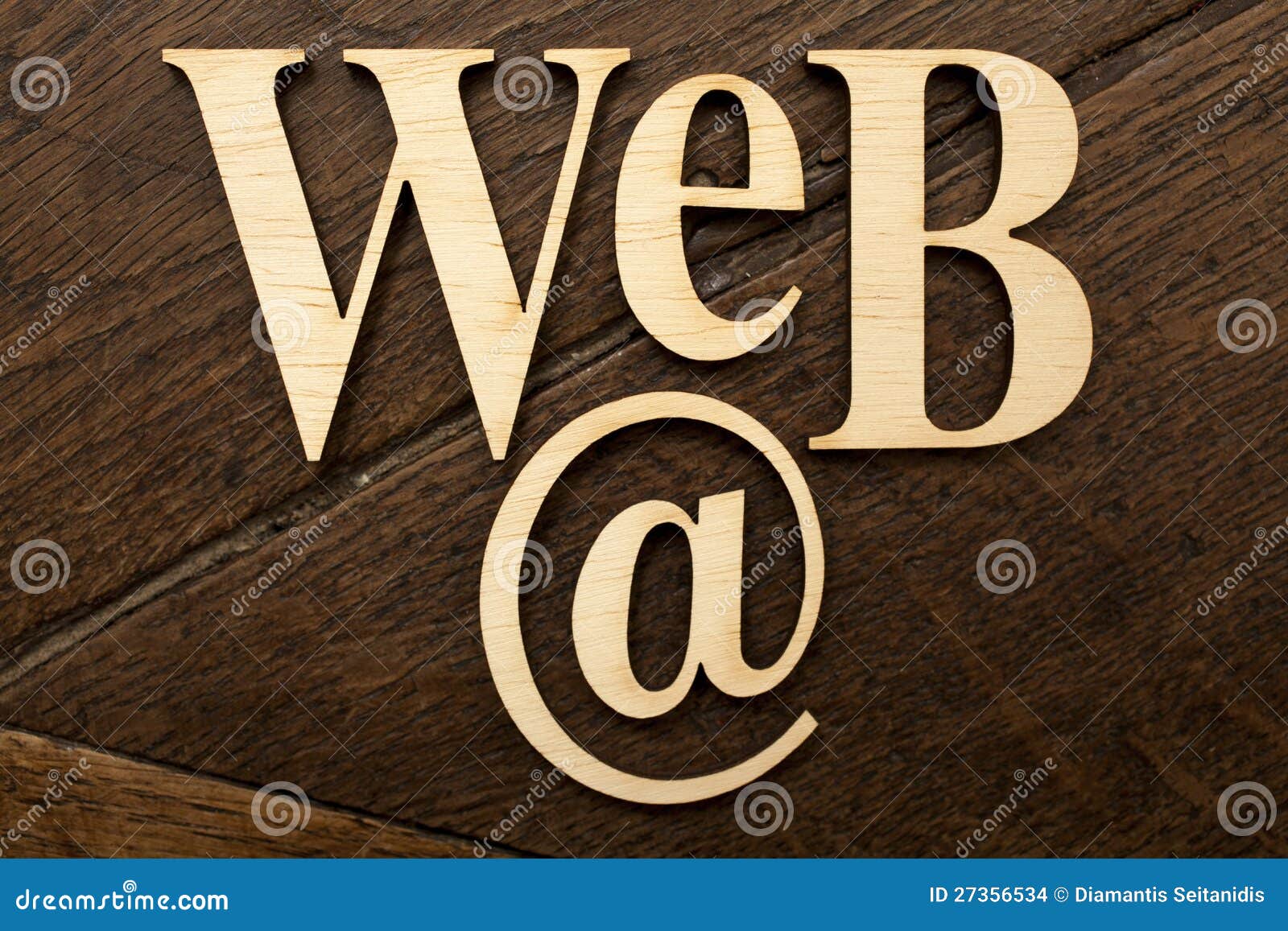 Wooden Web word stock photo. Image of typeface, sign - 27356534