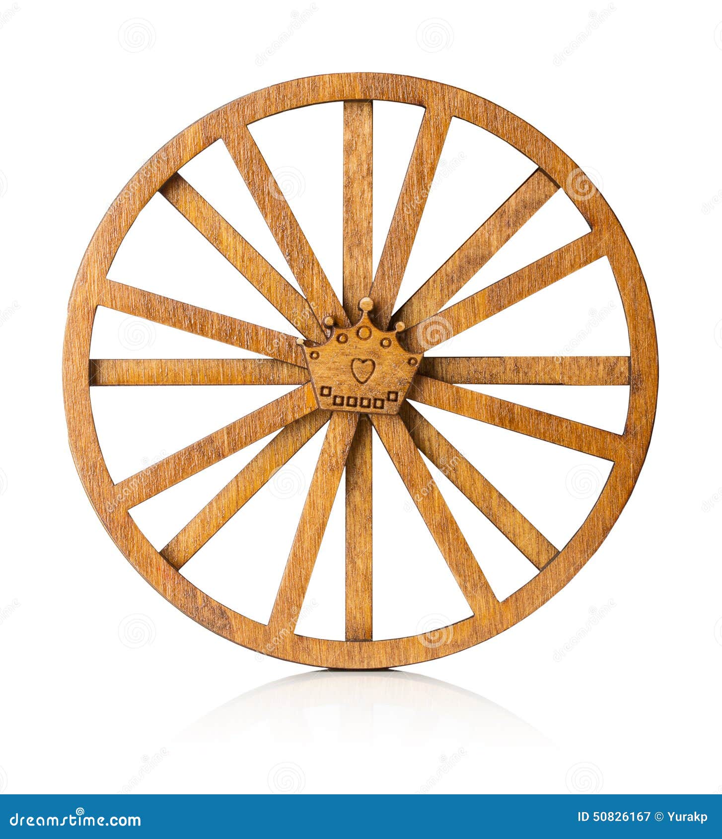 Wooden Wheel on the White Background Stock Image - Image of vintage ...