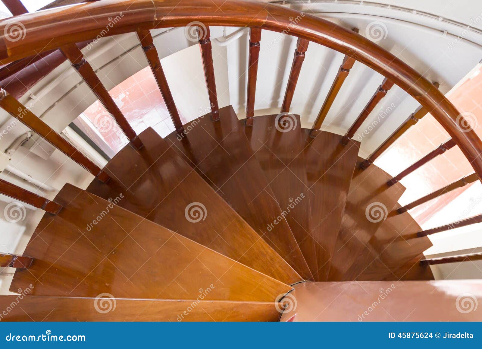 Wooden Winder Stairway stock photo. Image of construction - 45875624