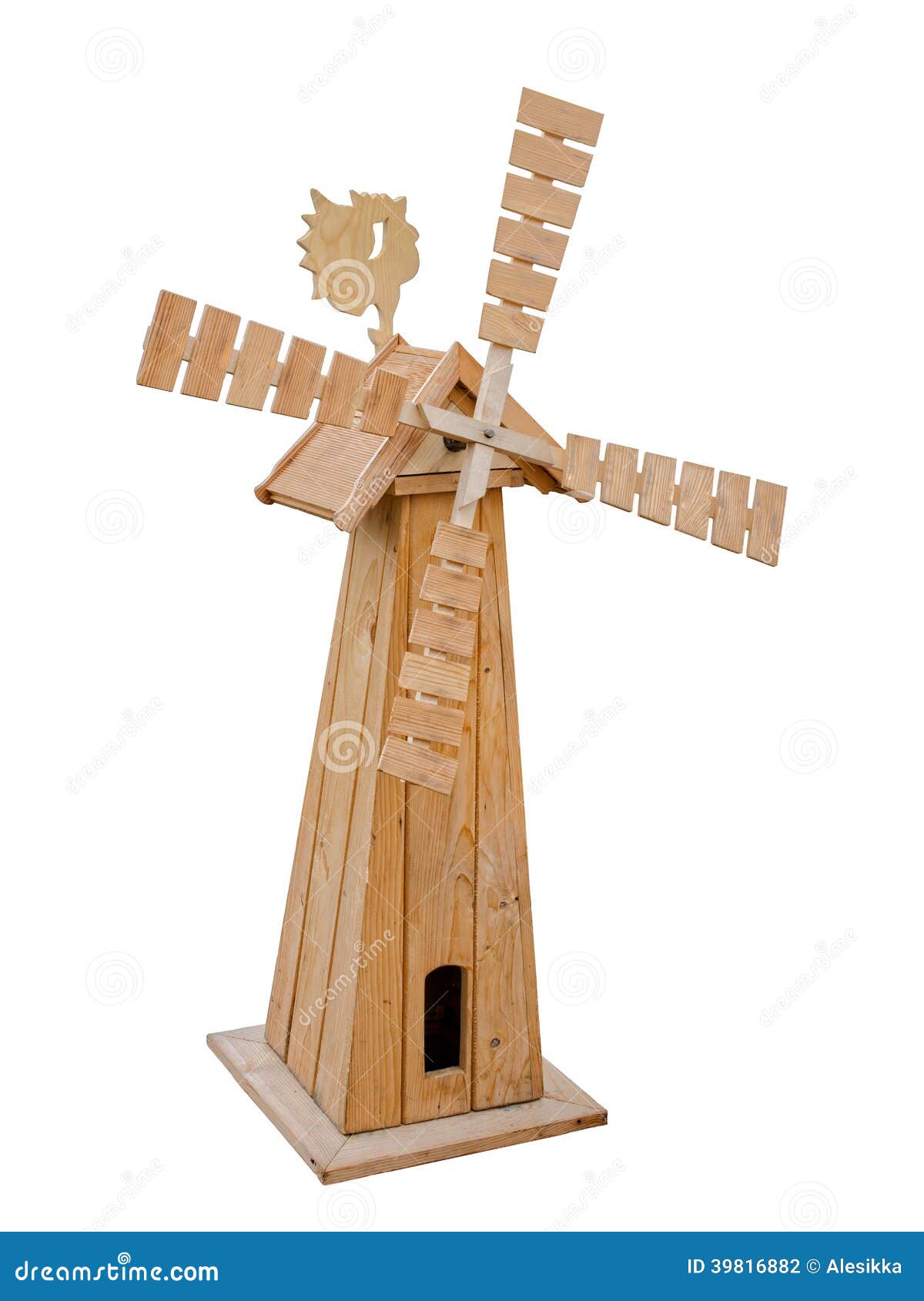 Wooden windmill stock illustration. Illustration of roof - 39816882