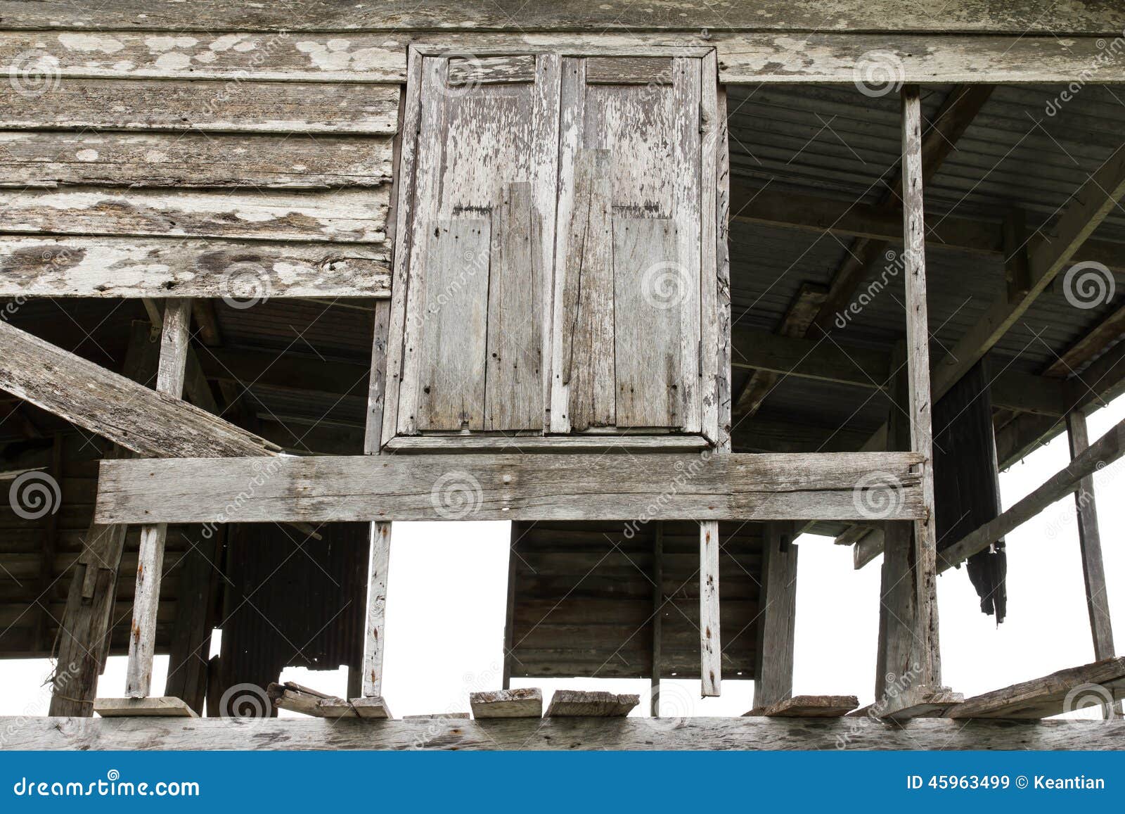 Wooden window decaying stock image. Image of aged, empty - 45963499