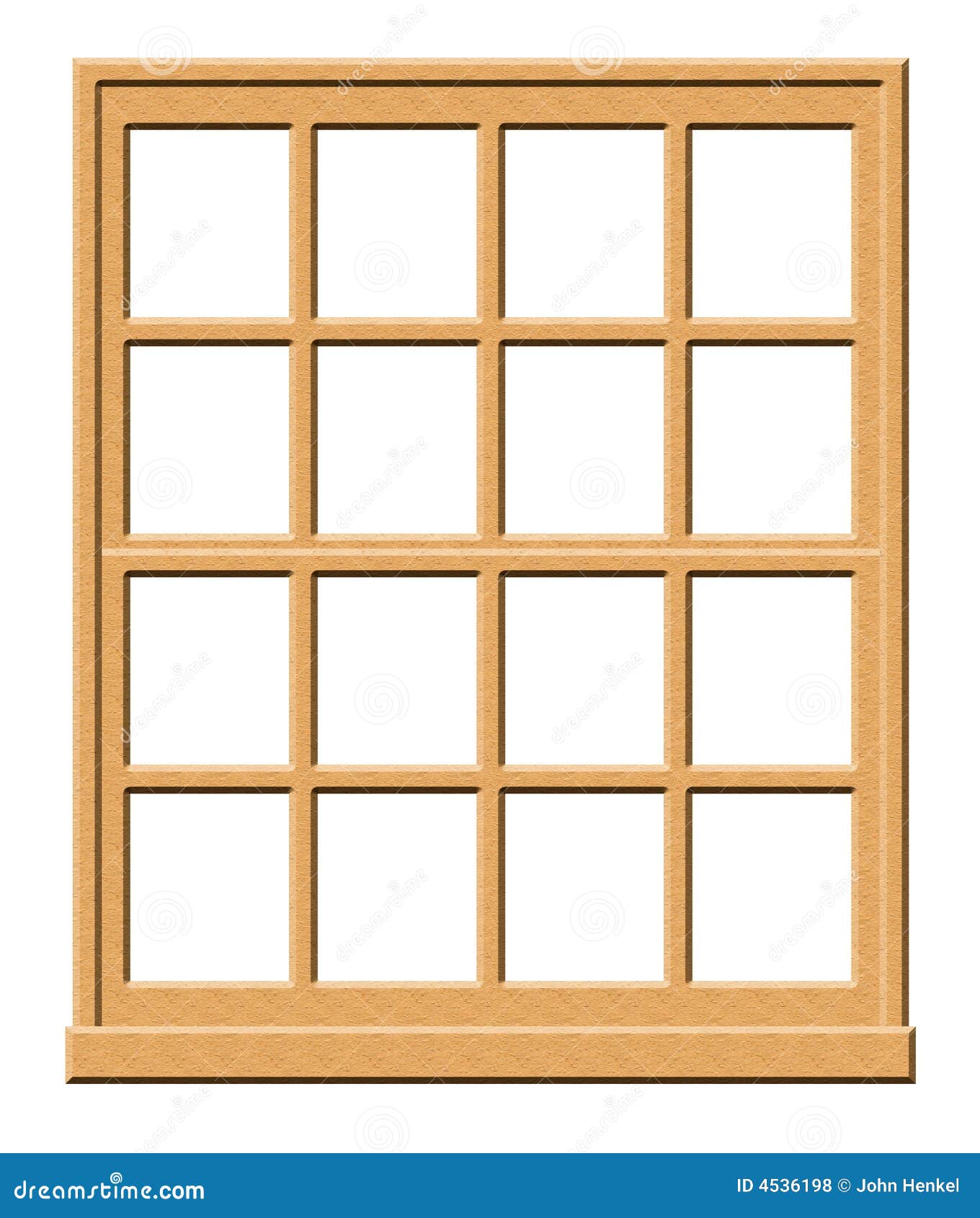 Wooden Window Illustration stock illustration. Illustration of house ...