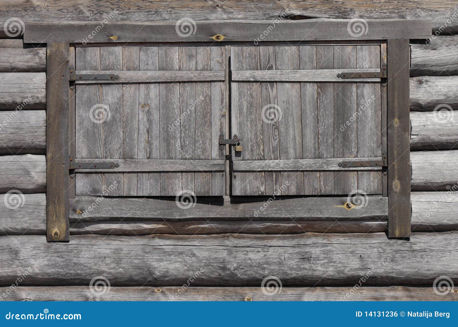 Wooden window with lock stock photo. Image of antique - 14131236