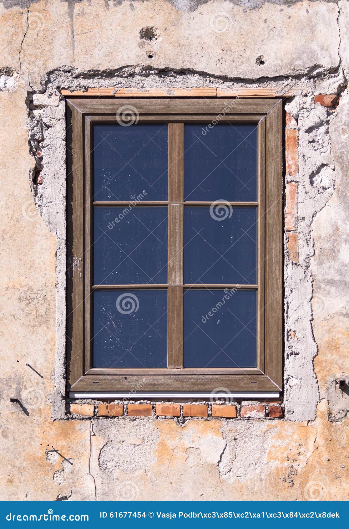 Wooden window stock photo. Image of surround, weathered - 61677454
