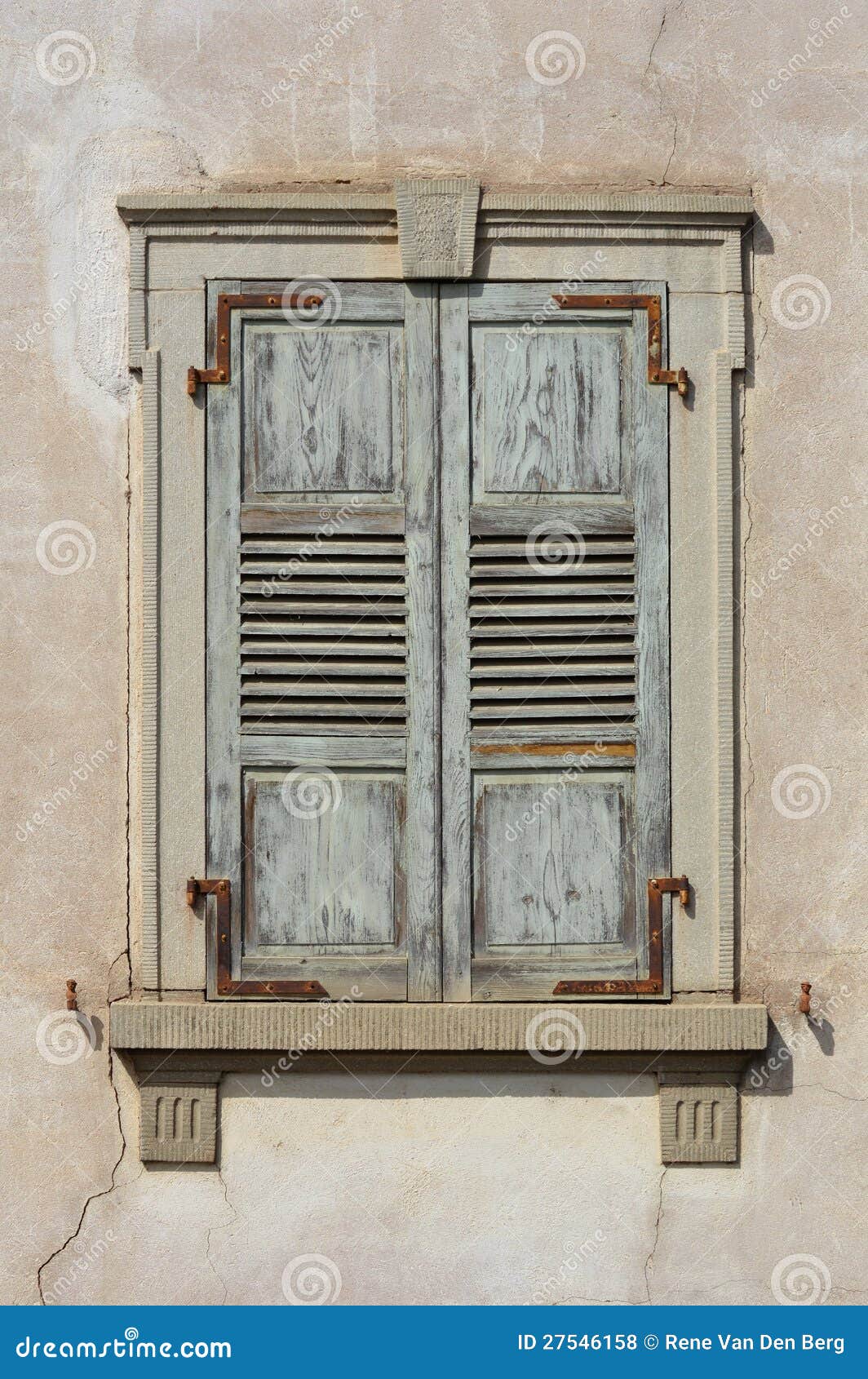 Wooden window shutters stock photo. Image of antique - 27546158