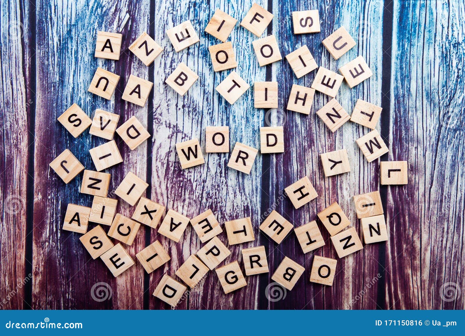 Wooden word frame stock photo. Image of frame, alphabet - 171150816