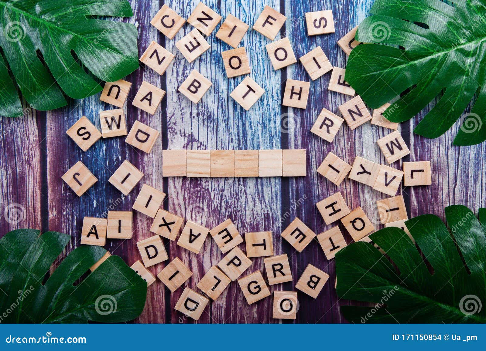 Wooden Words Template Frame Stock Photo - Image of abstract, motivation ...