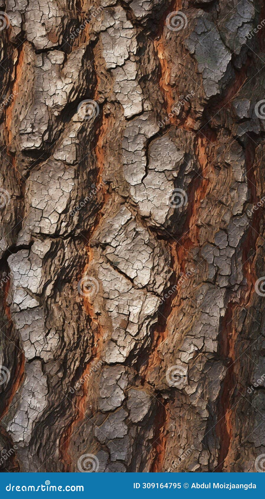 Woodgrain Pattern on Tree Bark for Creating Wallpaper or Background ...