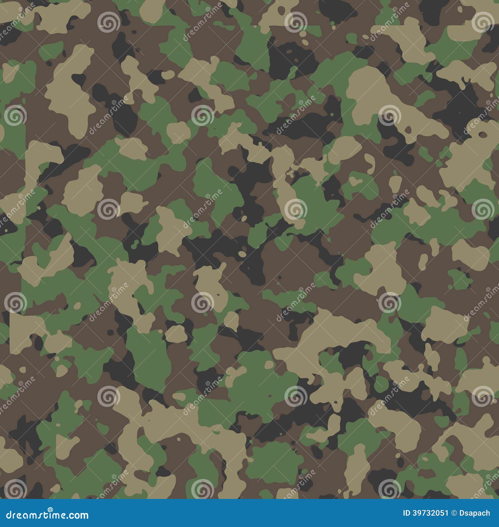 Woodland camo pattern stock vector. Illustration of retro - 39732051