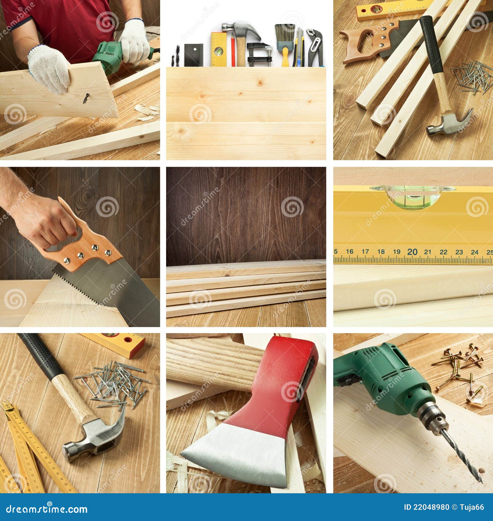 Woodwork collage stock photo. Image of carpentry, industrial - 22048980