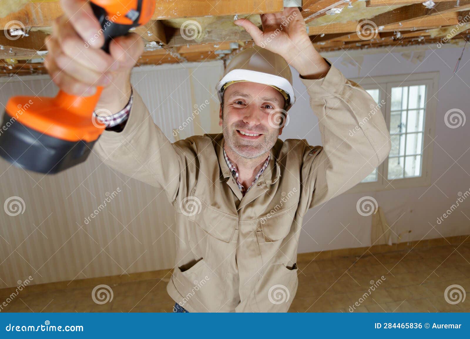 Woodwork and People Concept Profession Stock Photo - Image of drilling ...