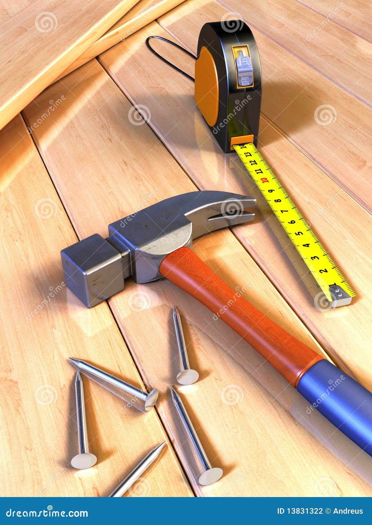 Woodwork tools stock illustration. Illustration of mechanic - 13831322