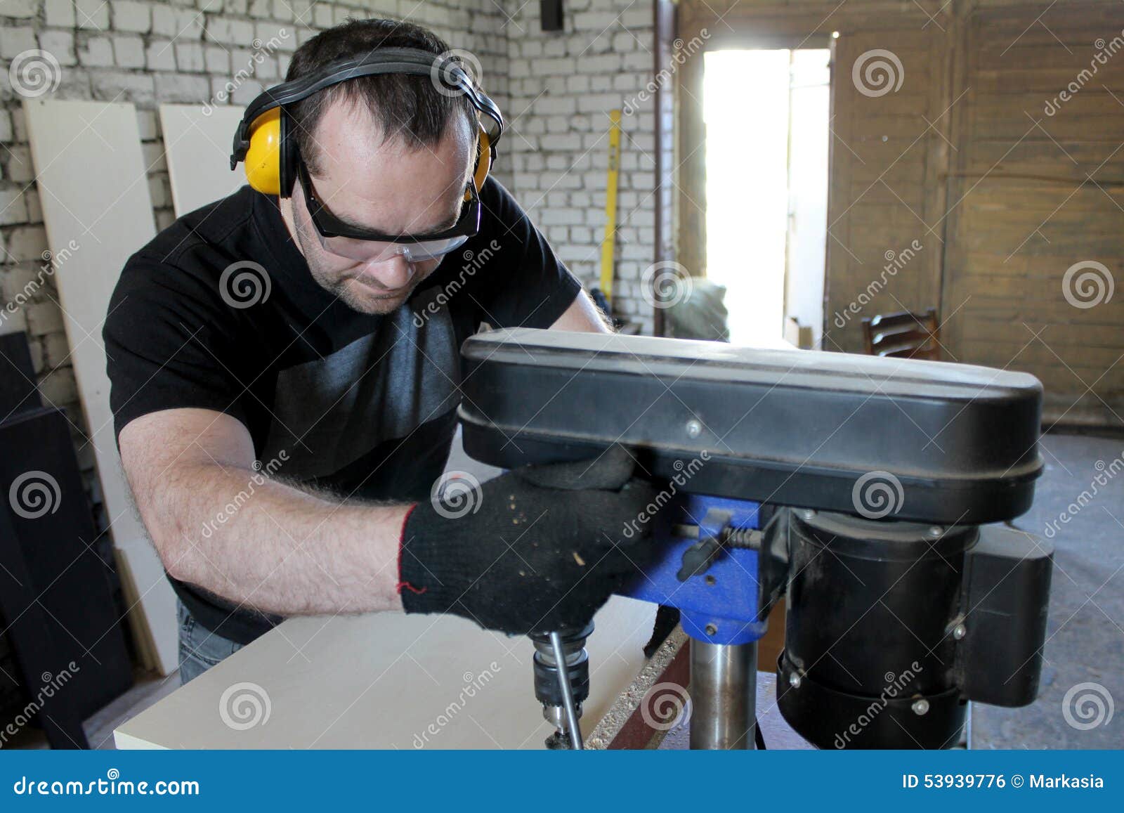 Woodworker stock photo. Image of background, hangings - 53939776