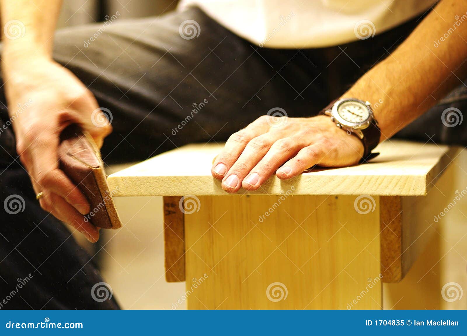 Woodworking stock image. Image of working, manual, sander - 1704835