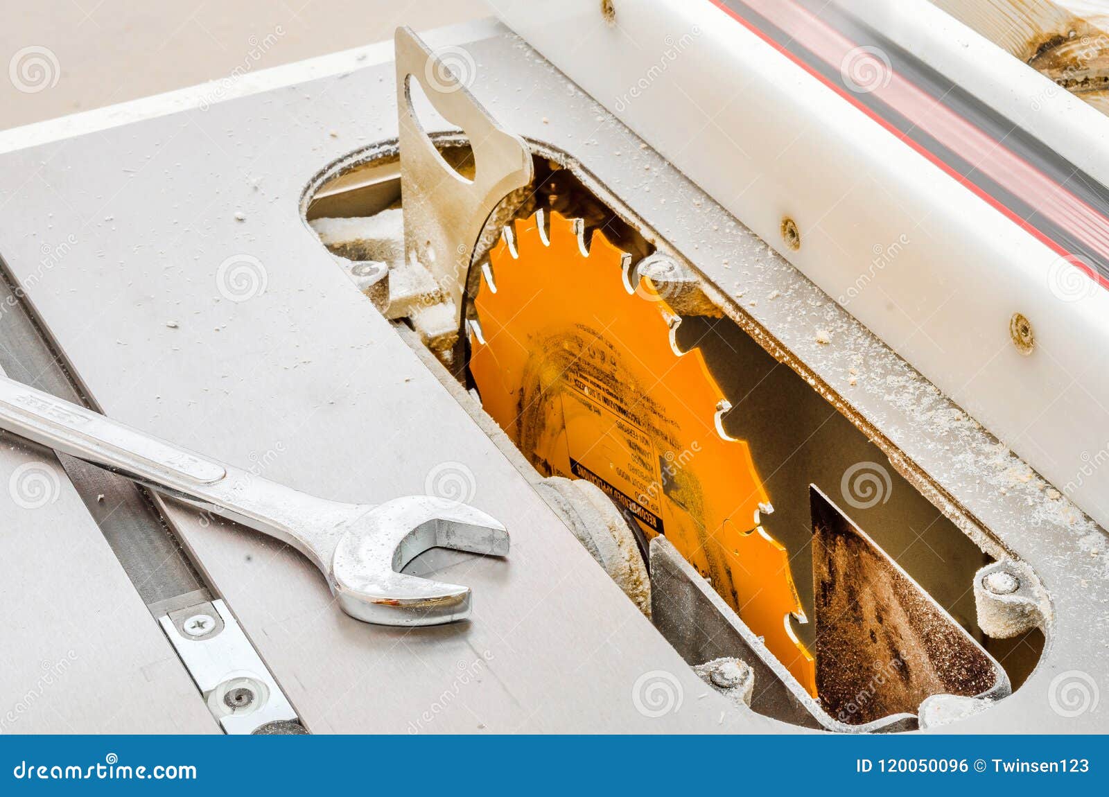 Woodworking, Adjustable Circular Saw, Wrench Stock Photo - Image of ...